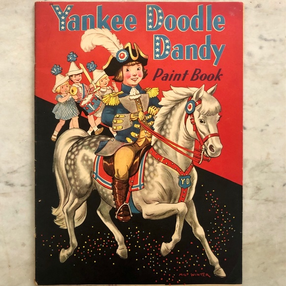 Office | Vintage 1941 Edition Yankee Doodle Dandy Paint Book | Poshmark